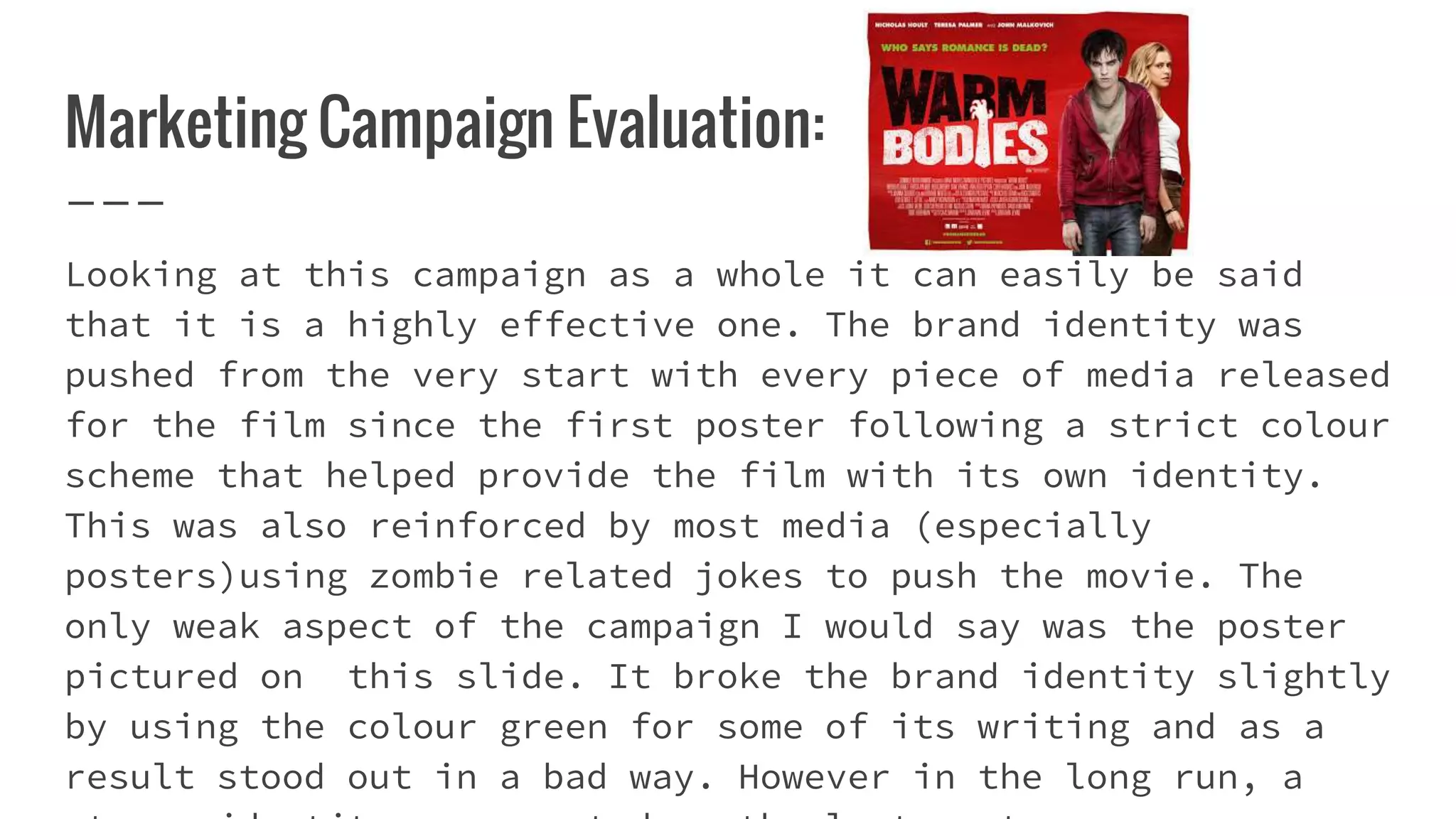 Film Marketing Campaign Case Study | PPTX