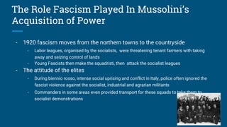 Mussolini Comes To Power | PDF