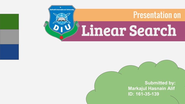 Linear Search Presentation | PPTX | Search | Internet