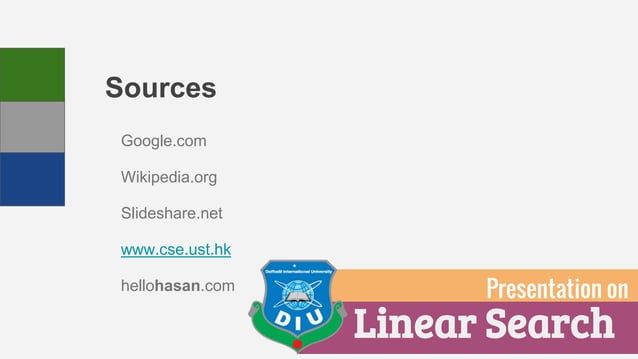 Linear Search Presentation | PPTX | Search | Internet