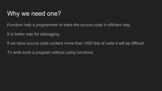 Function presentation | PPT