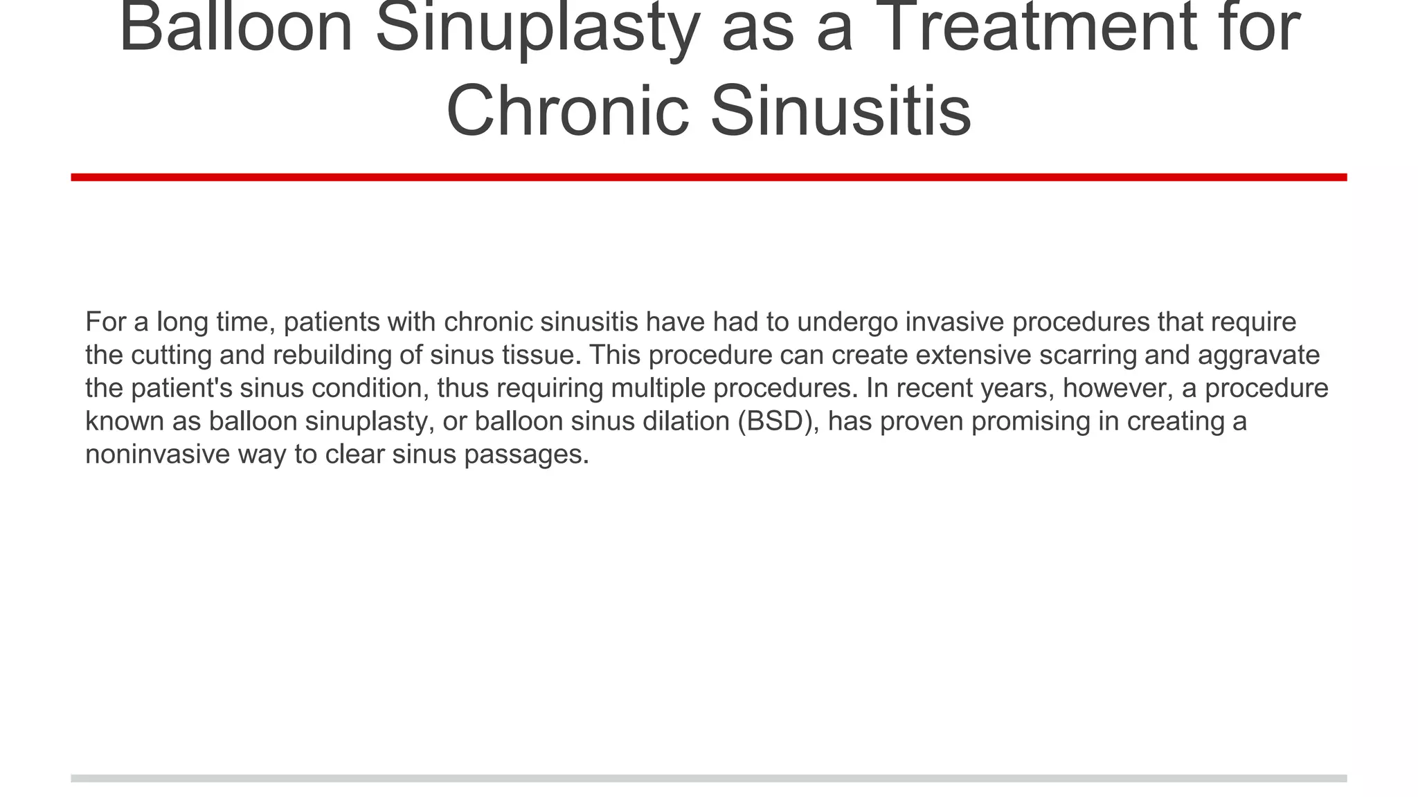 Dr. Adam Abram: Balloon Sinuplasty as a Treatment for Chronic Sinusitis ...