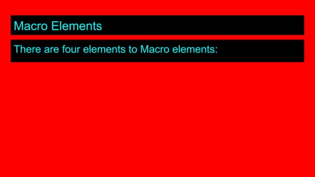 Micro and Macro elements | PDF | Photography | Arts and Crafts