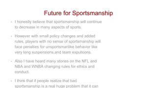 Sportsmanship Presentation | PPTX