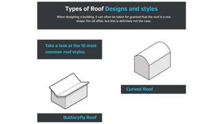 Different Types of Roof Shapes and Styles | PPT