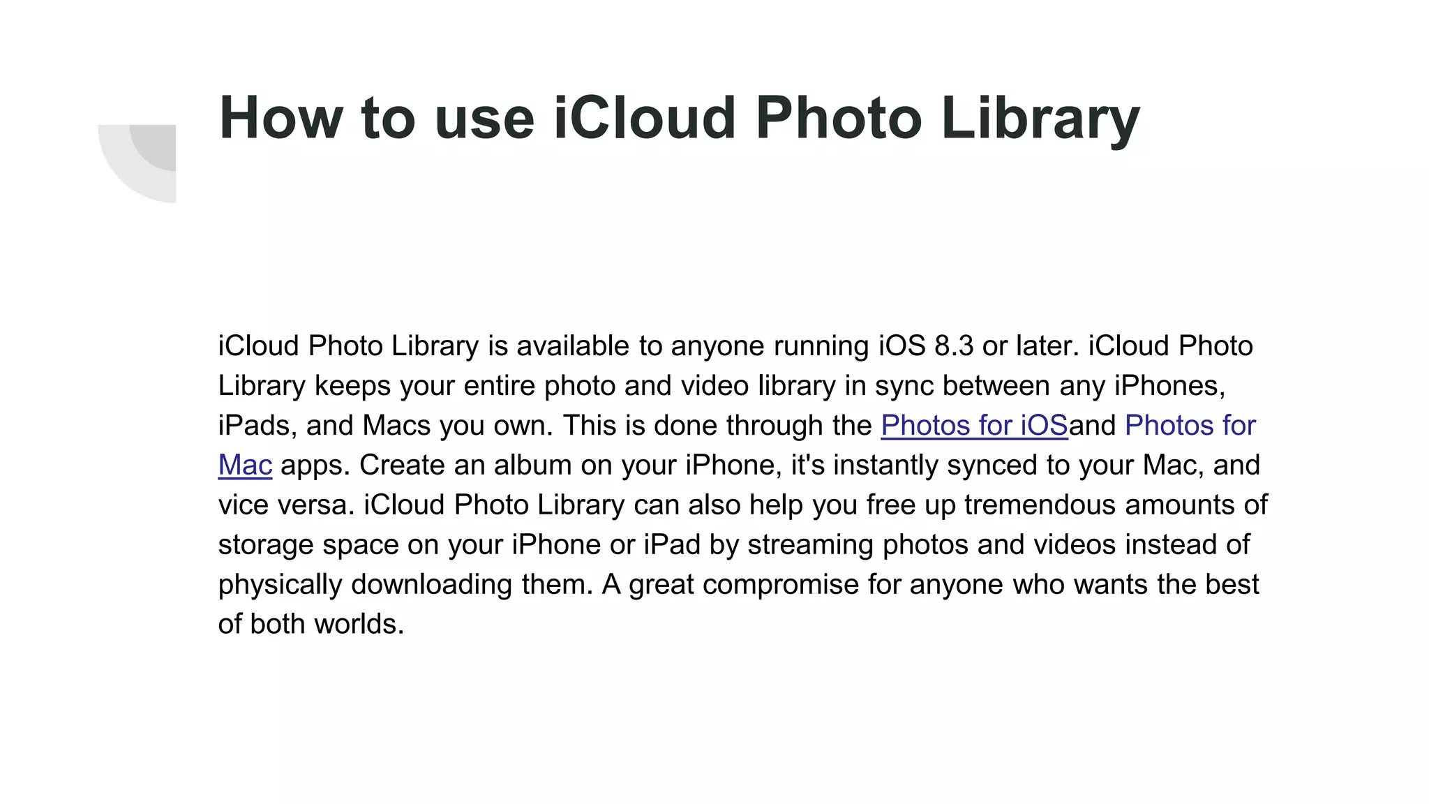 iCloud Powerpoint presentation | PPTX