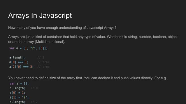Interesting Facts About Javascript | PPT