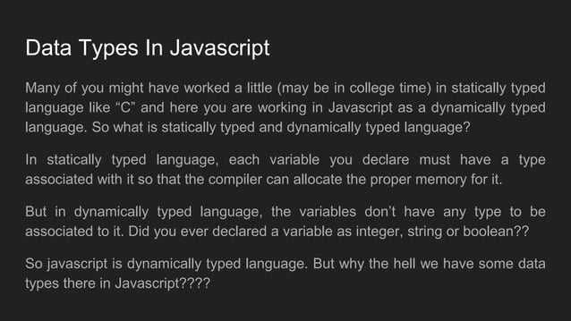 Interesting Facts About Javascript | PPT