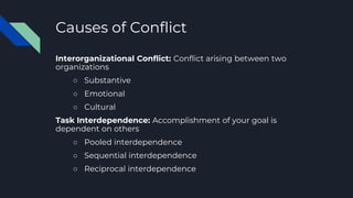 Organizational Conflicts | PPT
