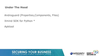 Droidstat-X, Android Applications Security Analyser Xmind Generator | PPTX