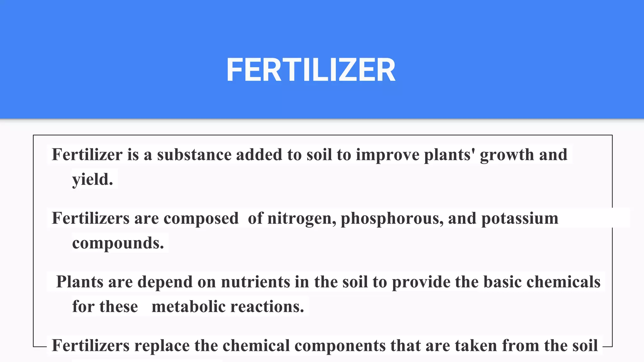 fertilizer and pesticides | PPTX