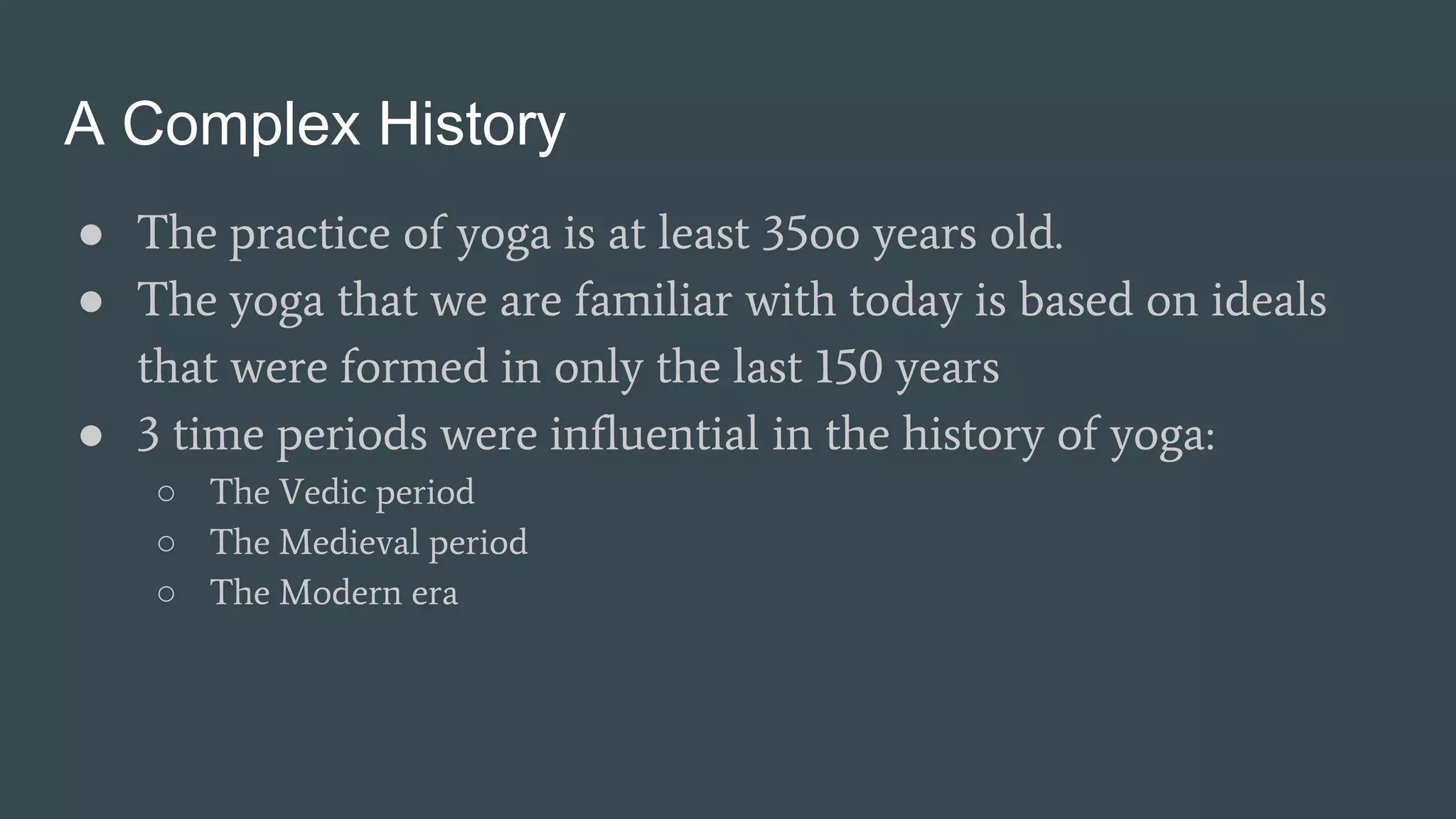 The History of Yoga | PPTX
