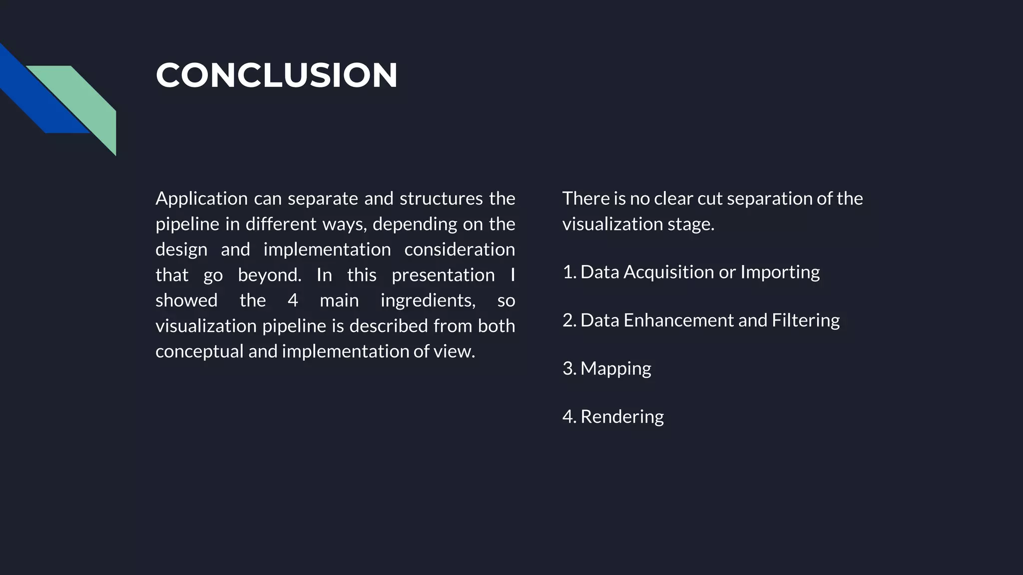 The Visualization Pipeline | PPTX