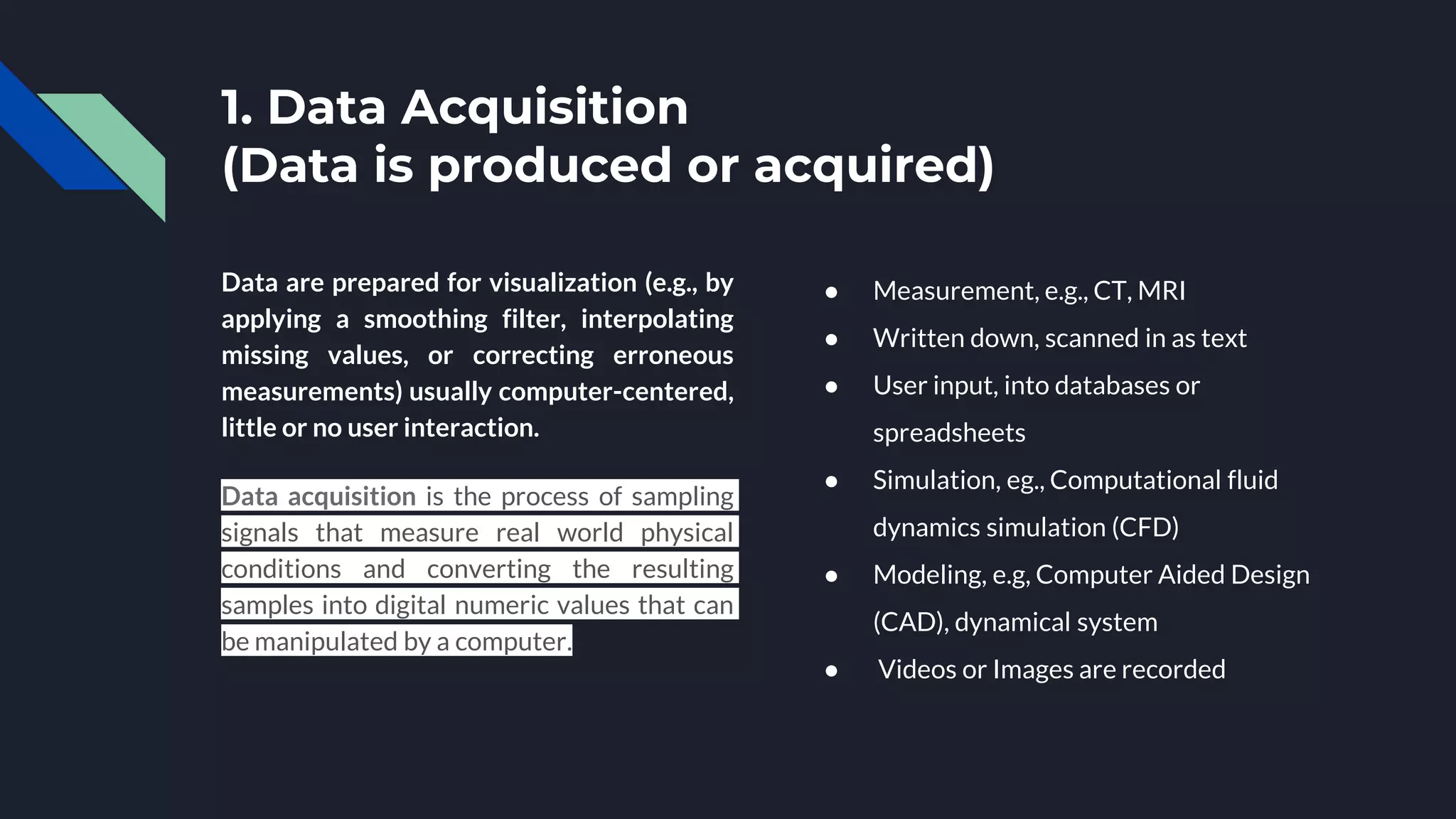 The Visualization Pipeline | PPTX