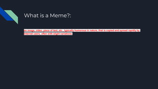 Meme trends 2018 | PPT