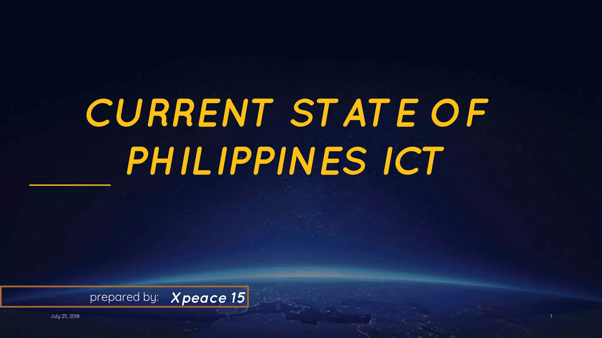 current state of philippines ict | PPSX