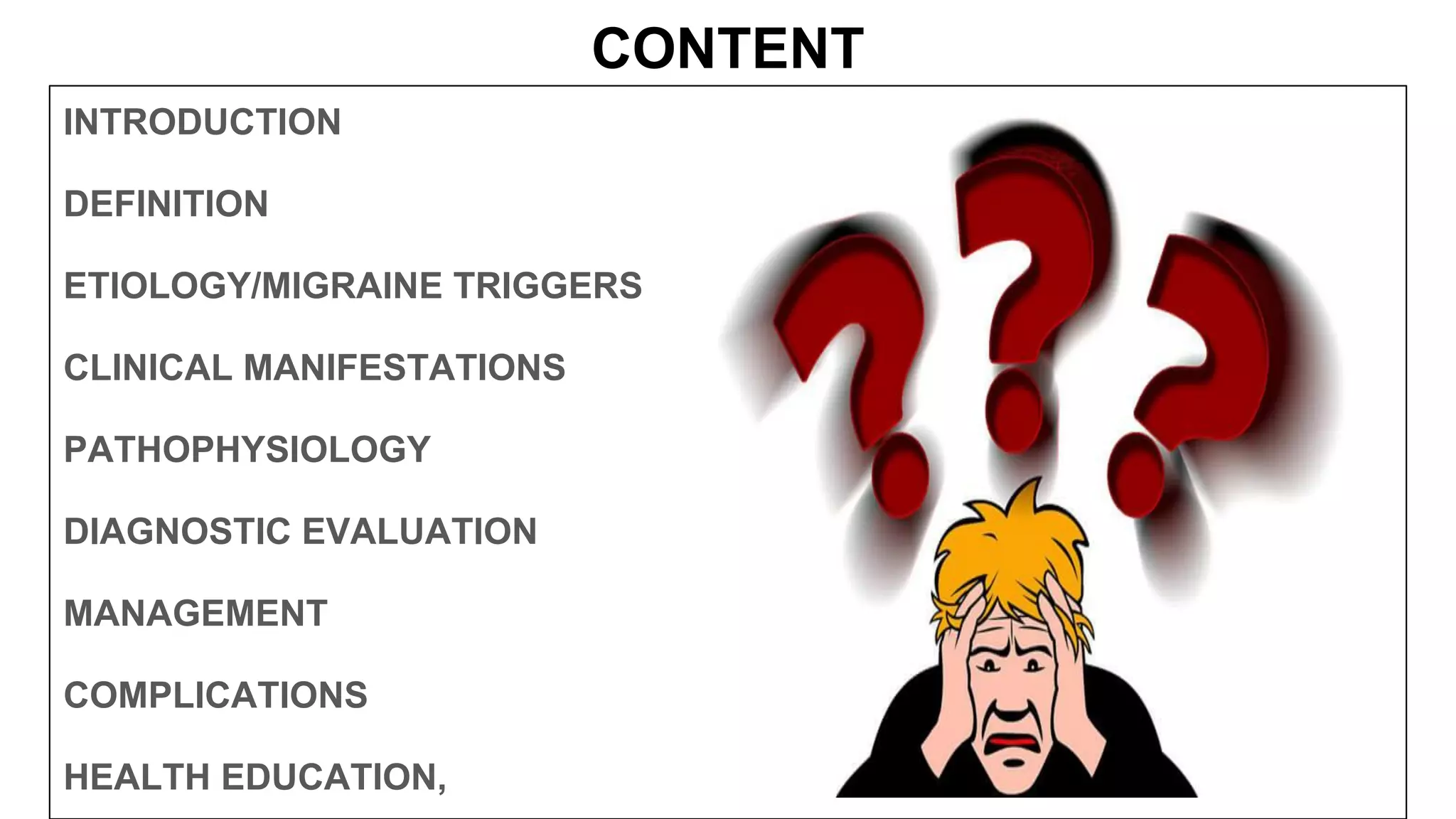 Migraine headache | PPT