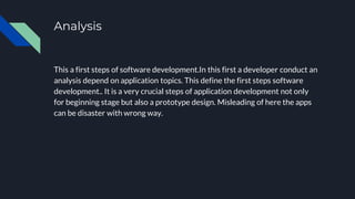 How to develop a project or application | PPT