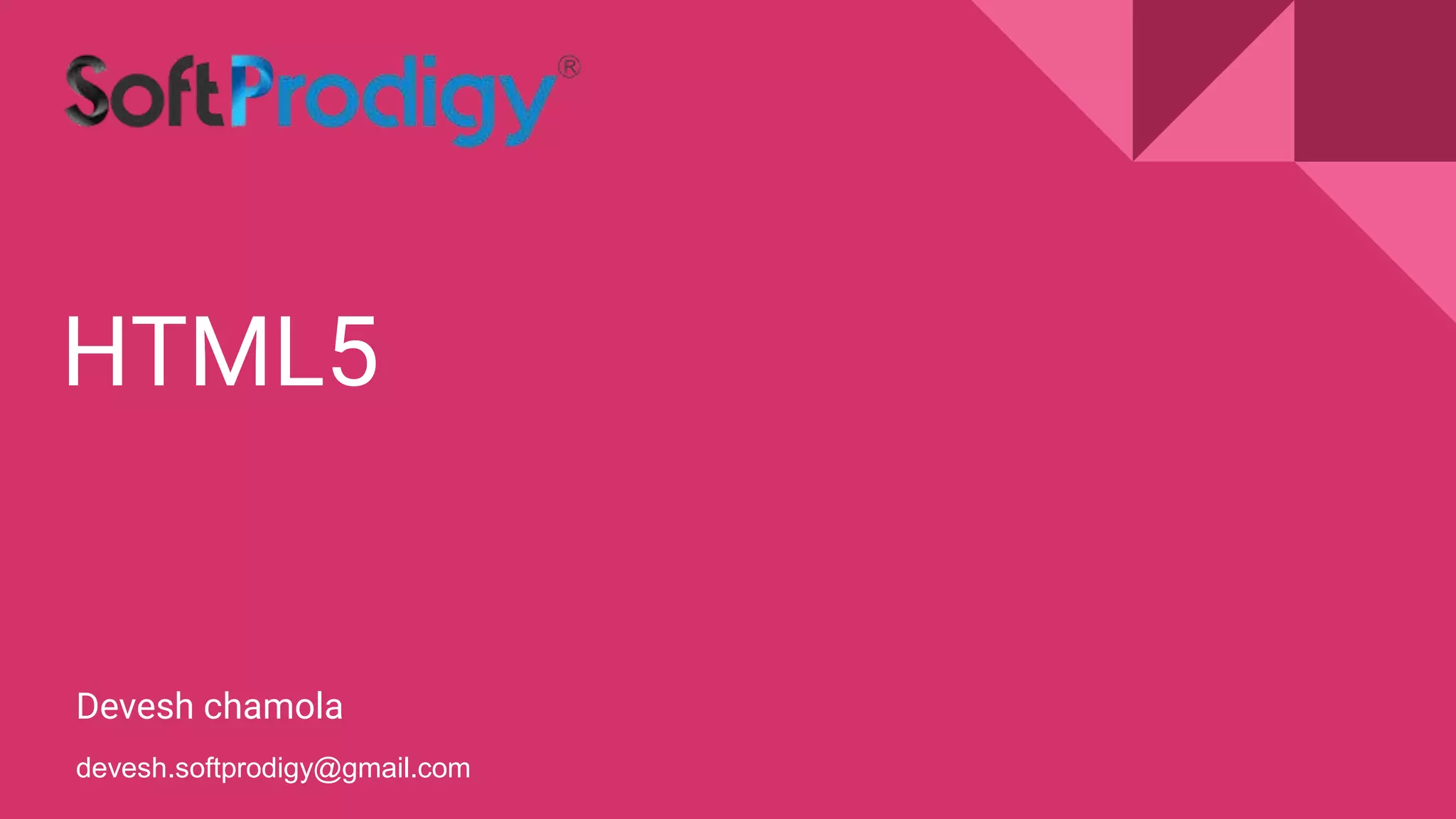 Html 5 Ppt