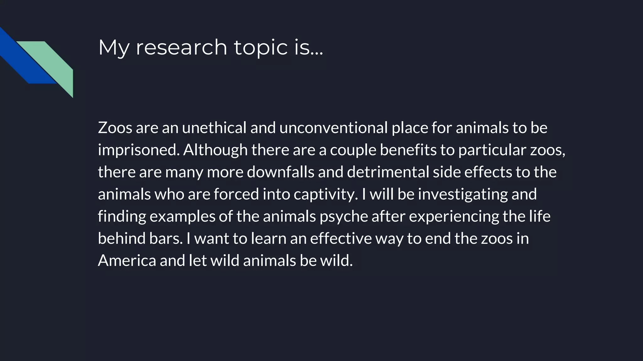 Zoos are Unethical | PPTX | Zoos & Aquariums | Attractions