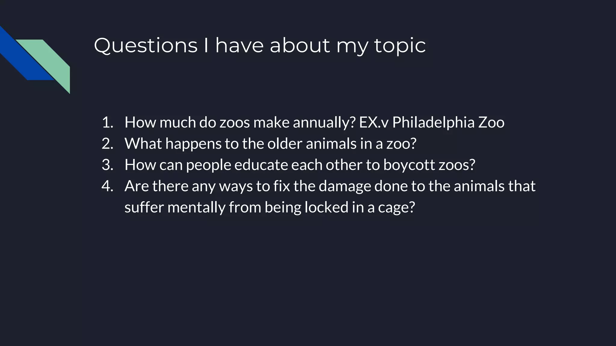 Zoos are Unethical | PPTX | Zoos & Aquariums | Attractions