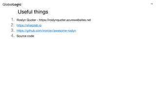 With the Power of Roslyn: Code Analysis | PPTX
