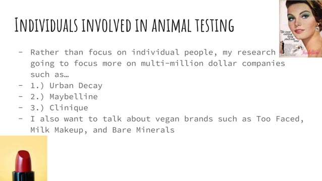 Animal testing | PPTX | Skin Care | Beauty