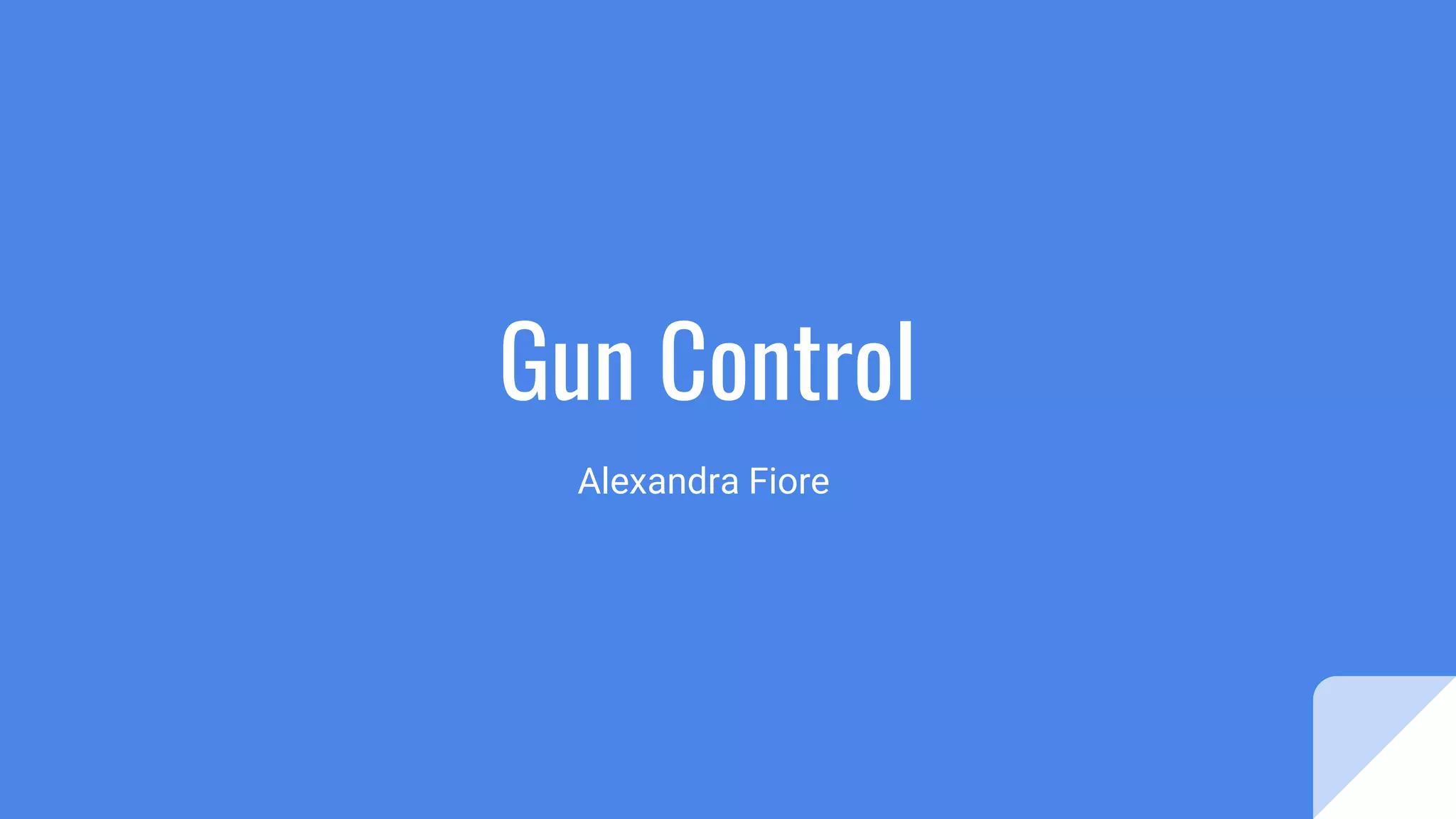 Gun Control | PPT