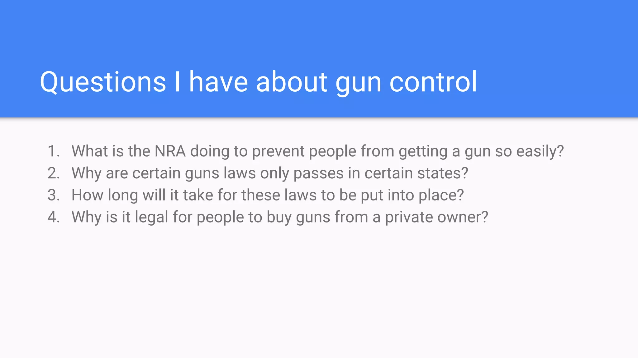 Gun Control | PPT
