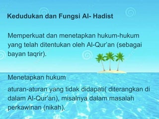 Hadits, Sunnah, Atsar, dan Khabar | PPTX