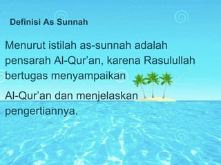Hadits, Sunnah, Atsar, dan Khabar | PPTX