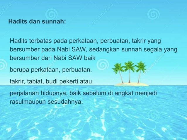Hadits, Sunnah, Atsar, dan Khabar | PPTX