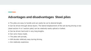 PILE FOUNDATIONS | PPTX