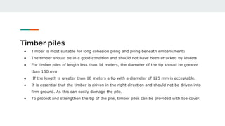 PILE FOUNDATIONS | PPT