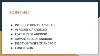 ANDROID | PPT