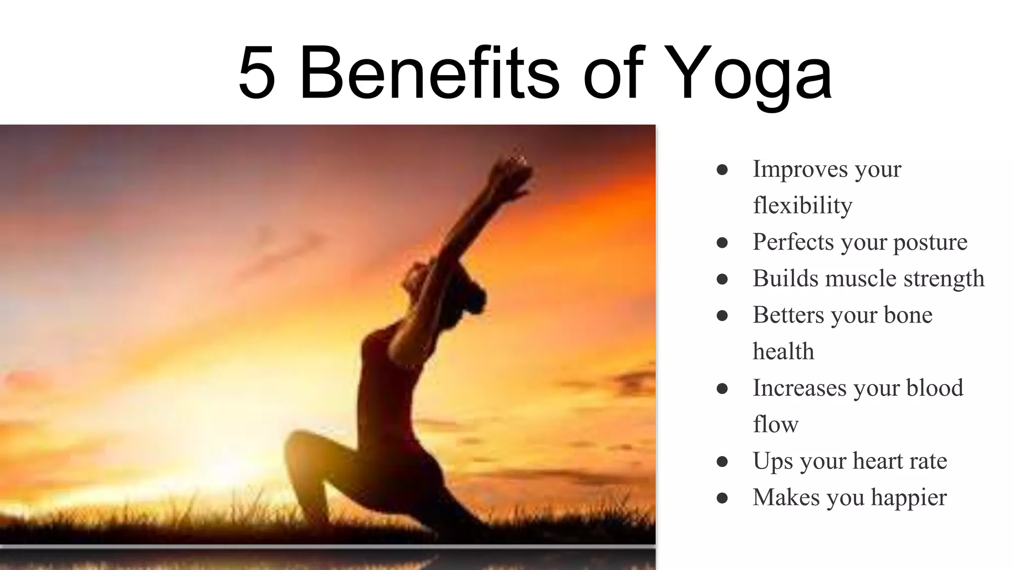 5 benefits of yoga | PPTX