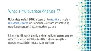 Multivariate analysis - Multiple regression analysis | PPTX