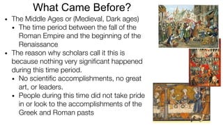 The Birth of the Renaissance | PPTX