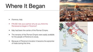 The Birth of the Renaissance | PPTX