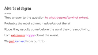Adverbs in English | PPT