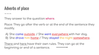 Adverbs in English | PPT