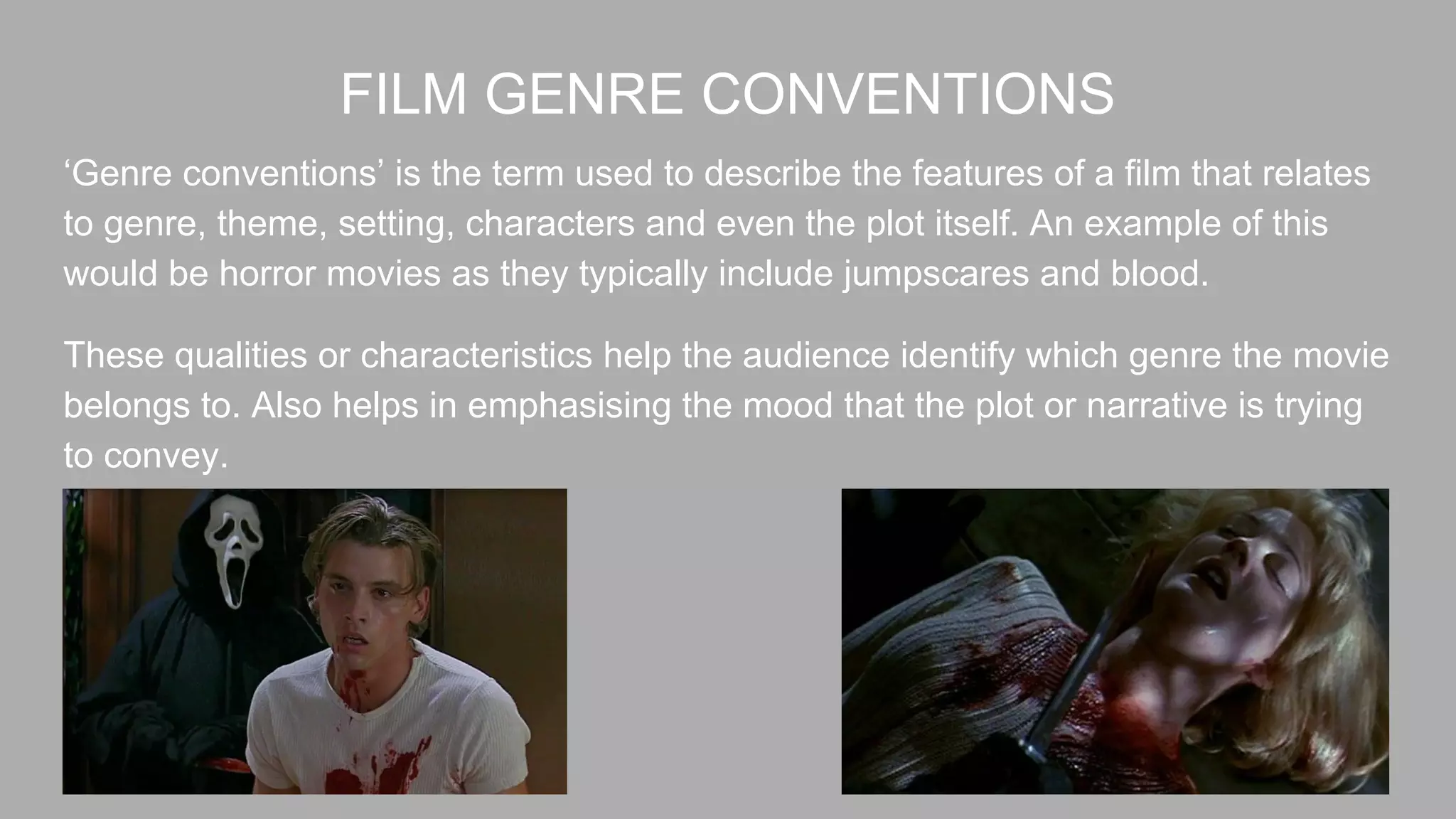 THRILLER GENRE CONVENTIONS | PPT
