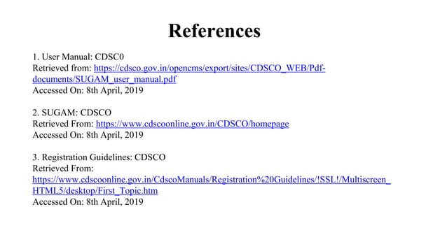 CDSCO- SUGAM | PPTX | Email | Internet