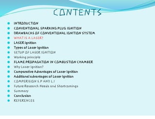 Laser ignition for internal combustion engines | PDF