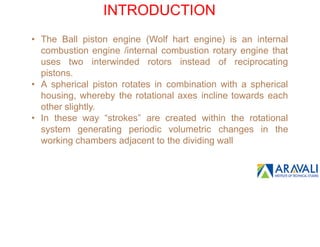 Presentation of ball piston engine | PPT