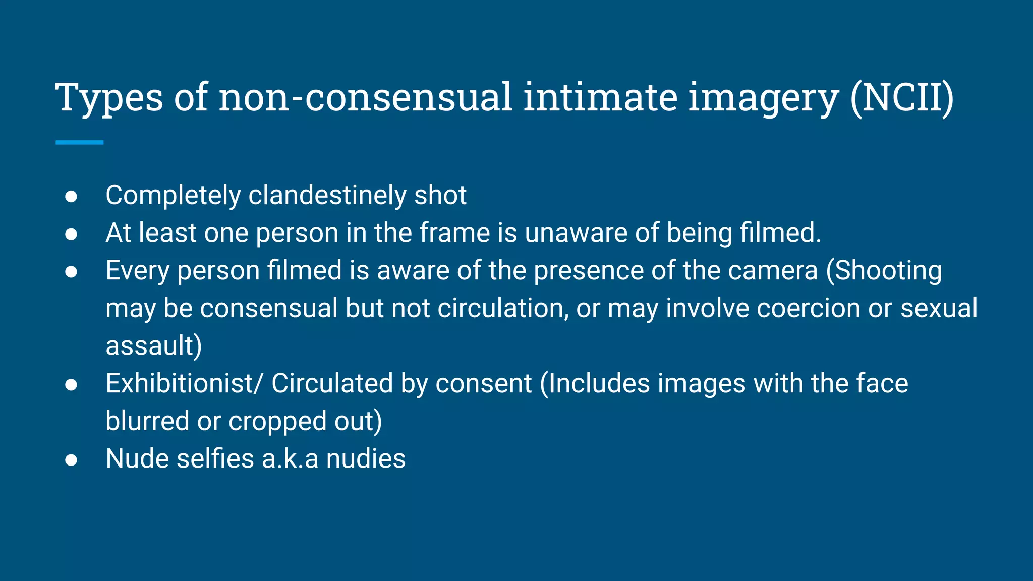 Non-consensual intimate imagery in India | PDF