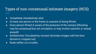 Non-consensual intimate imagery in India | PPT