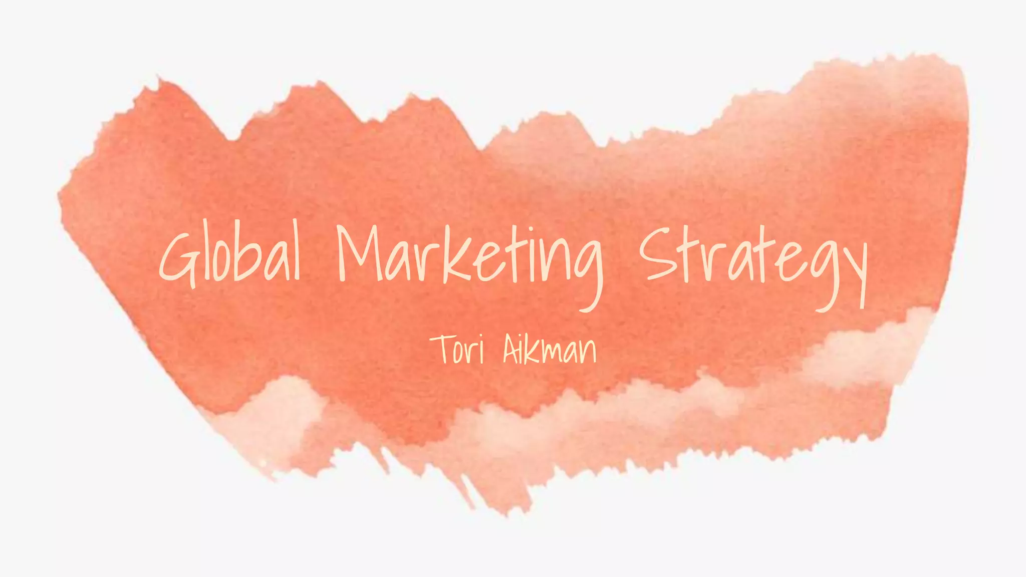 Global Market Strategy | PPT