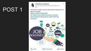 Job Readiness Posts On LinkedIn | PPTX