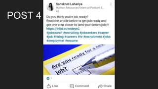 Job Readiness Posts On LinkedIn | PPTX